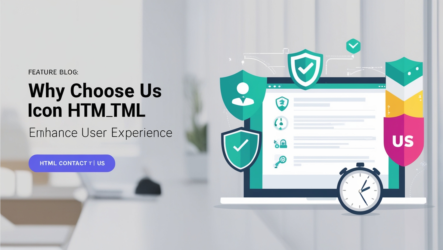 Why Choose Us Icon HTML | Enhance User Experience