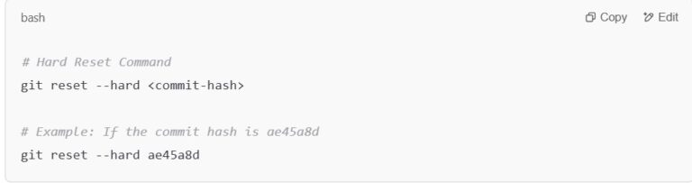 Git Reset to Previous Commit | A Complete Guide