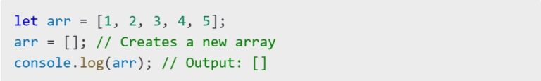 Javascript Clear Array Best Methods For Resetting Arrays