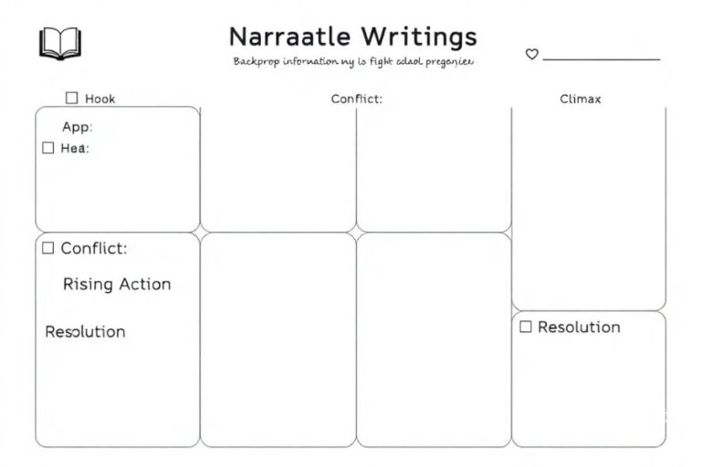Narrative Writing Graphic Organizer for Better Stories