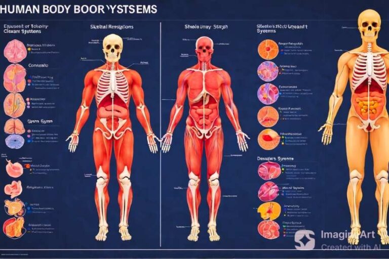 Body Systems Graphic Organizer | Visual Guide to Human Anatomy