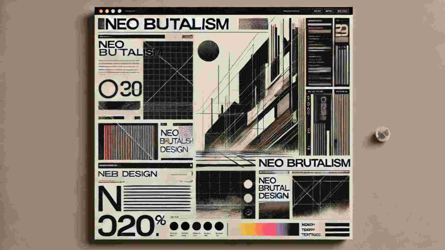 Brutalism Graphic Design: Raw Aesthetics & Bold Visuals Explained