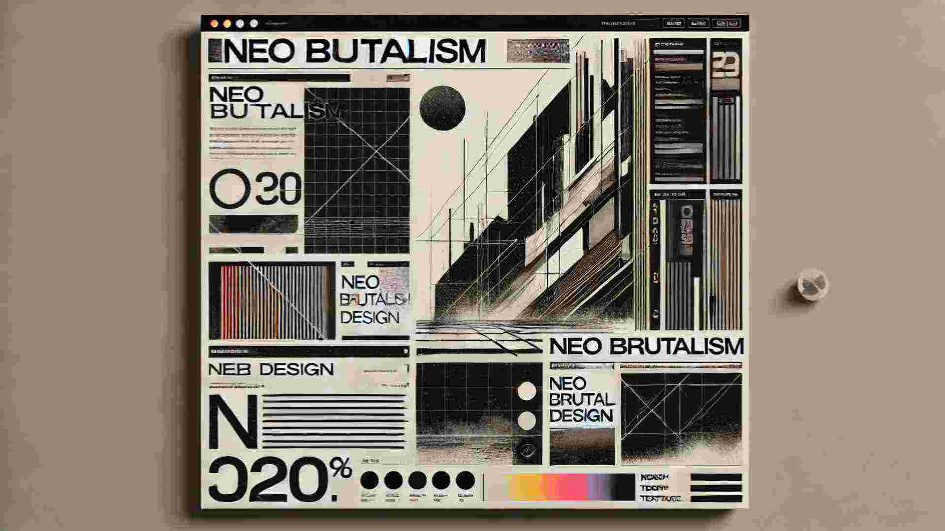 Brutalism Graphic Design: Raw Aesthetics & Bold Visuals Explained