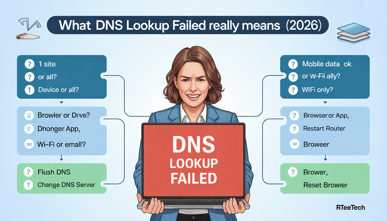 DNS Lookup Failed: 7 Real Solutions for Windows, Android, iPhone & Mac ...